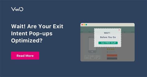 wait are your exit intent pop ups optimized