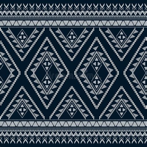 Traditional Ethnic Seamless Pattern And Geometric Ethnic Pattern