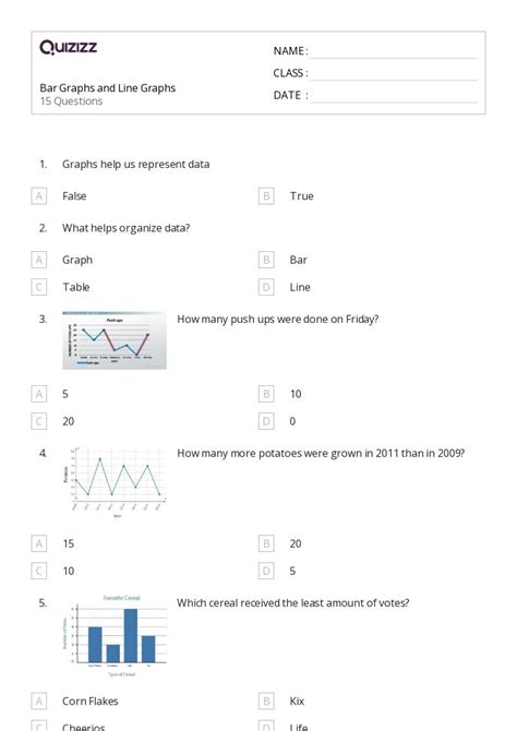 50 Line Graphs Worksheets For 5th Class On Quizizz Free And Printable