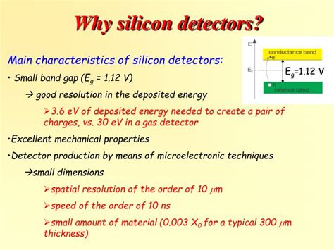 Ppt Why Silicon Detectors Powerpoint Presentation Free Download