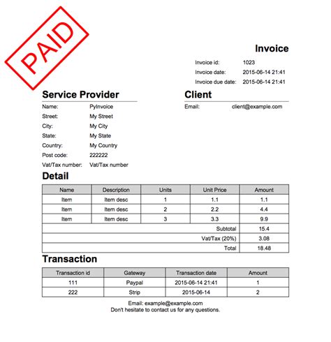 github ciciapp pyinvoice invoice receipt generator