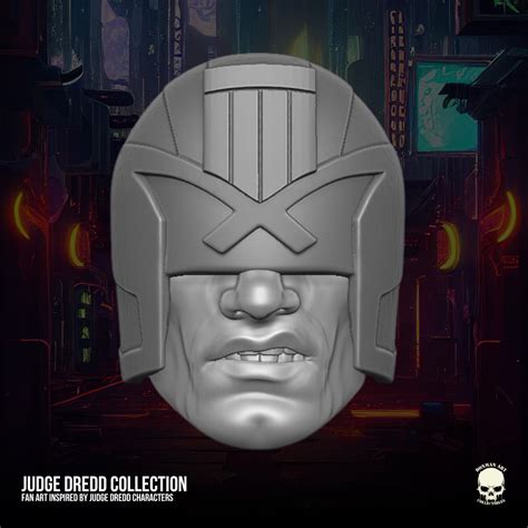 Stl File Judge Dredd Fan Art 3d Printable File For Action Figures 🧑‍⚖️