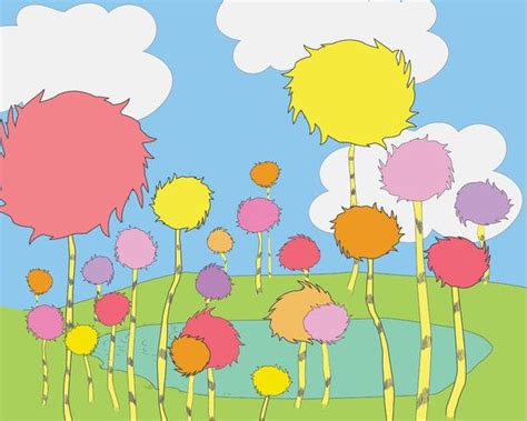 Truffula Trees The Lorax Dr Seuss Instant Download Jpeg The Lorax