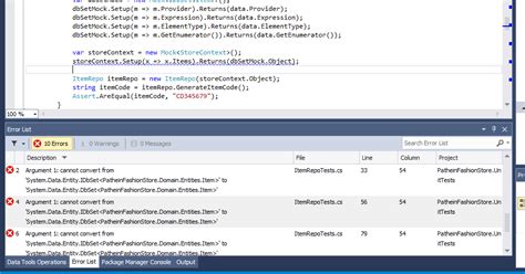 mocking database context class with dbset instead of idbset in entity