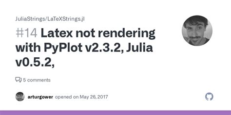 latex not rendering with pyplot v2 3 2 julia v0 5 2 · issue 14