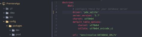 symfony 4 add sqlite database stack overflow