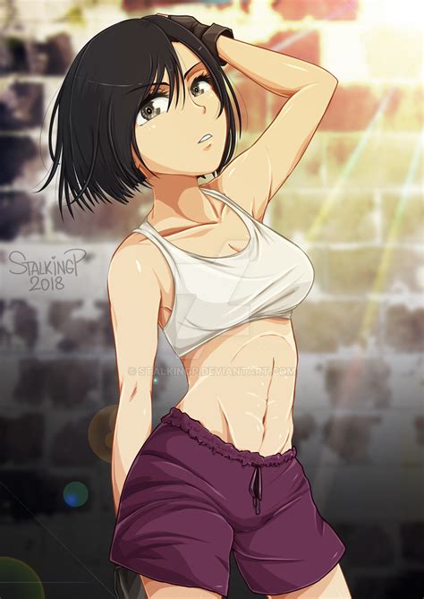 Ready For Training Mikasa Regular Ver By Stalkingp On Deviantart