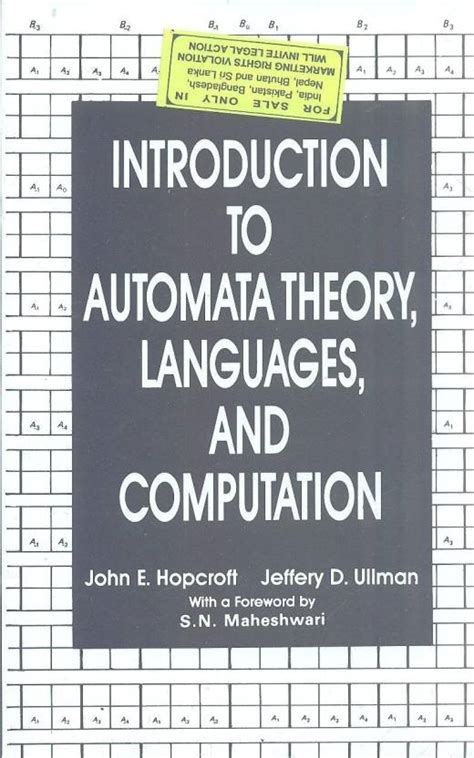 introduction to automata theory languages and computation buy
