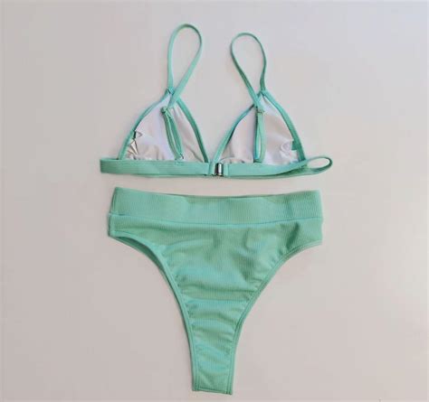 Seafoam Green Bikini Womens Fashion Swimwear Bikinis And Swimsuits On