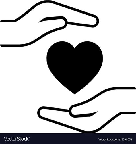 Heart Disease Prevention Icon Flat Design Vector Image