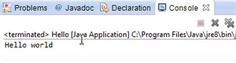 basic java program using eclipse ide