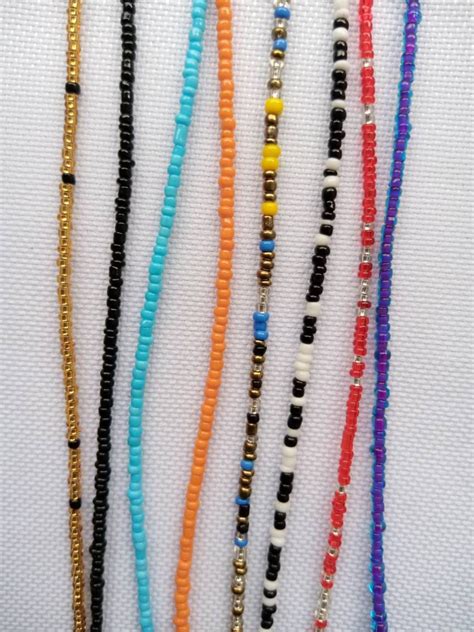 8 Set Waist Beads African Waist Beads Buy 7 Get 7 Free Etsy