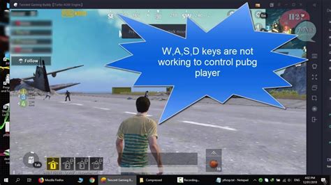 how fix wasd key mapping controls not working for pubg tencent hzonesp