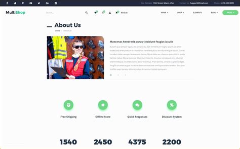 responsive ecommerce html template free download of kit bootstrap 4 e
