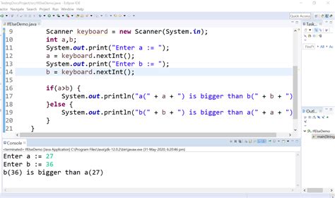 write a java program with if else statement