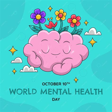 Premium Vector Hand Drawn Illustration For World Mental Health Day