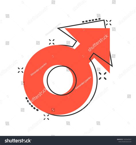 Vector Cartoon Male Sex Symbol Icon 스톡 벡터 로열티 프리 1525545347 Shutterstock