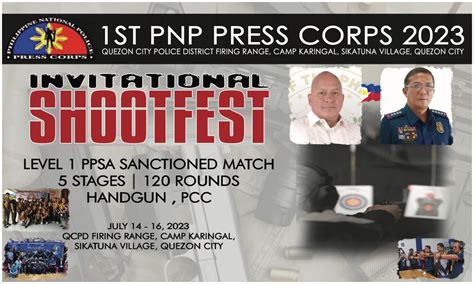 Sen Bato At Pnp Chief Pangungunahan Ang Pnp Press Corps Shootfest