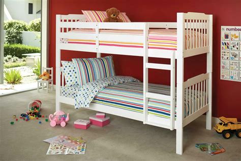 Jessica King Single Bunk Bed Frame By Nero Furniture Harvey Norman