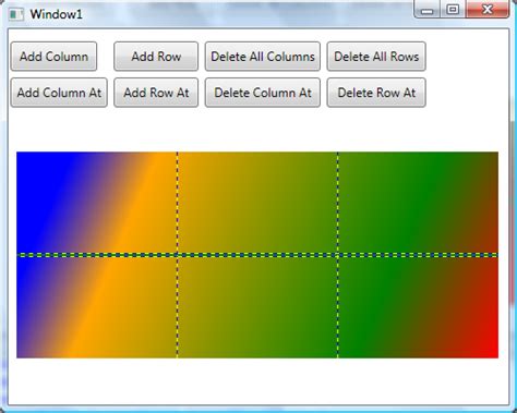 using xaml grid panel