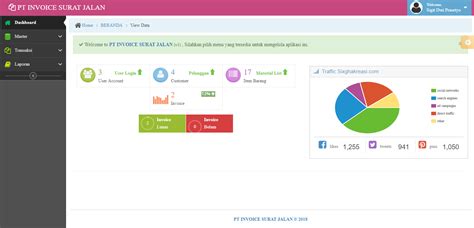 sistem aplikasi faktur invoice berbasis web dengan php dan mysql