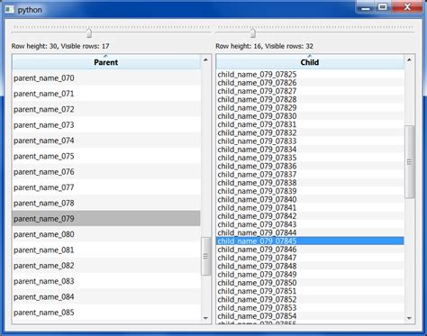 python can t set row height of qtableview stack overflow