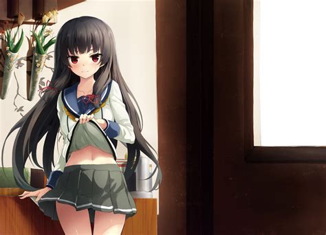 Oozora Itsuki Kantai Collection Isokaze Kancolle Seifuku Shirt Lift