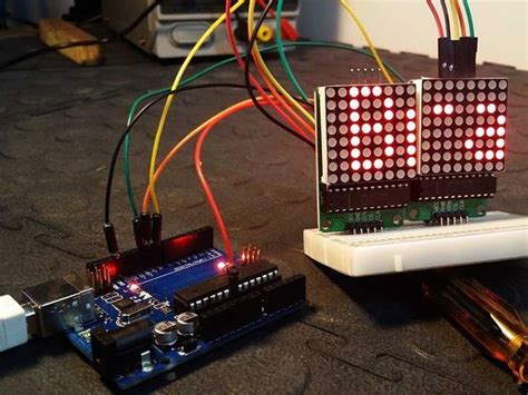 let s scroll some text using max7219 led dot matrix with