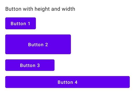 how to set button height and width with jetpack compose
