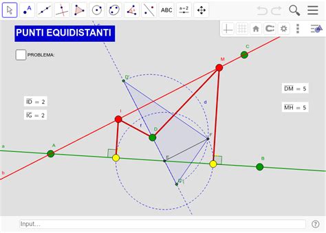 punti equidistanti geogebra