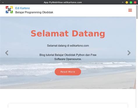 membuat aplikasi gui python dengan 12 mobul ini python ediweb dev