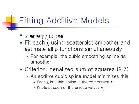Ppt Additive Models Trees And Related Methods Powerpoint