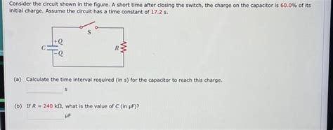 Solved Consider The Circuit Shown In The Figure A Short
