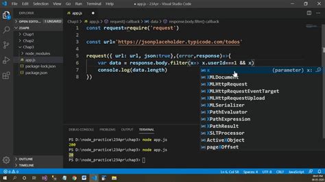 filter on api response in node js youtube