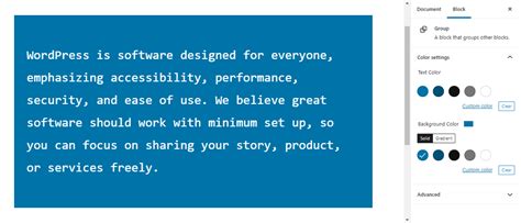 preformatted block documentation