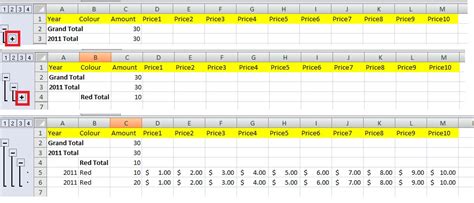 apply two nested sub totals to a table in excel 2007 stack overflow