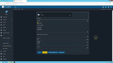 how to add nfs datastores to vcenter 6 5 using freenas 11 2 storage