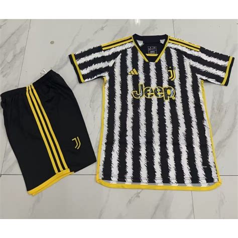 Jual Setelan Fullset Jersey Baju Celana Bola Juventus Home New 2023