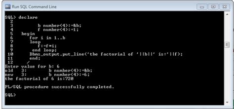 program to print factorial using for loop