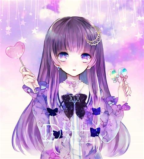 Khám Phá 81 ảnh Anime Nữ Tóc Tím đẹp Nhất Hay Nhất Go Ahead