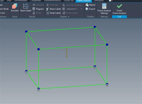 solved inventor frame analysis coordinate system autodesk community