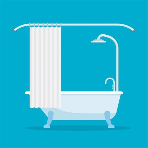 Colorful Isolated Vector Set Of Bathroom Icons In Modern Flat St Stock