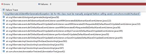 错误 异常：org hibernate id identifiergenerationexception ids for this