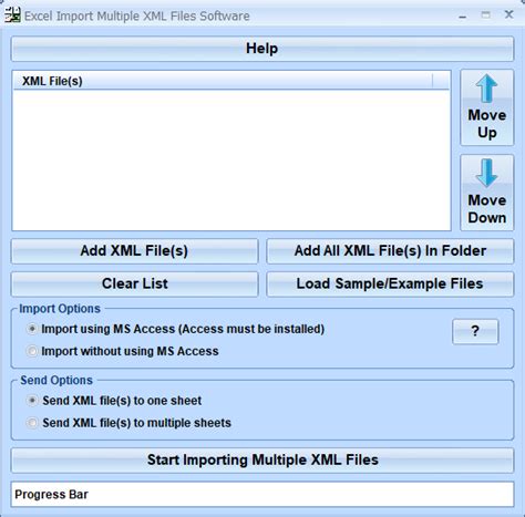 excel import multiple xml files software 7 0 full screenshot