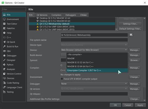 project error unknown module s in qt webengine qt forum