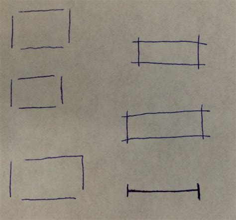 shape detecting incomplete rectangles missing corners short endges