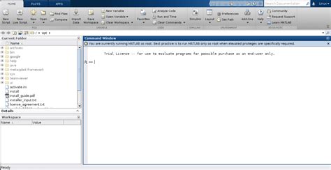 installing matlab on linux