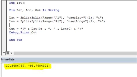 get data in between a text in excel vba stack overflow