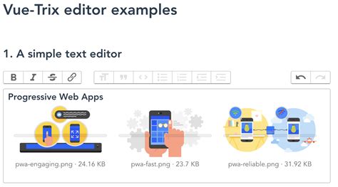 hanhdt vue trix trix text editor component for vue js