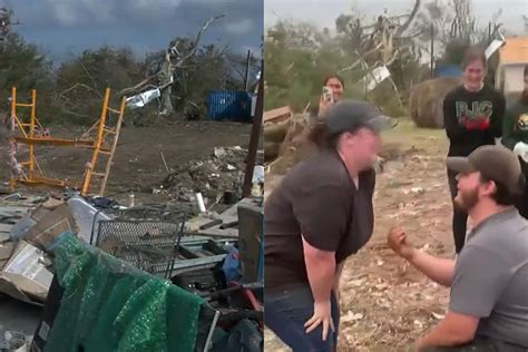 Man Proposes After Finding Lost Engagement Ring In Tornado Rubble